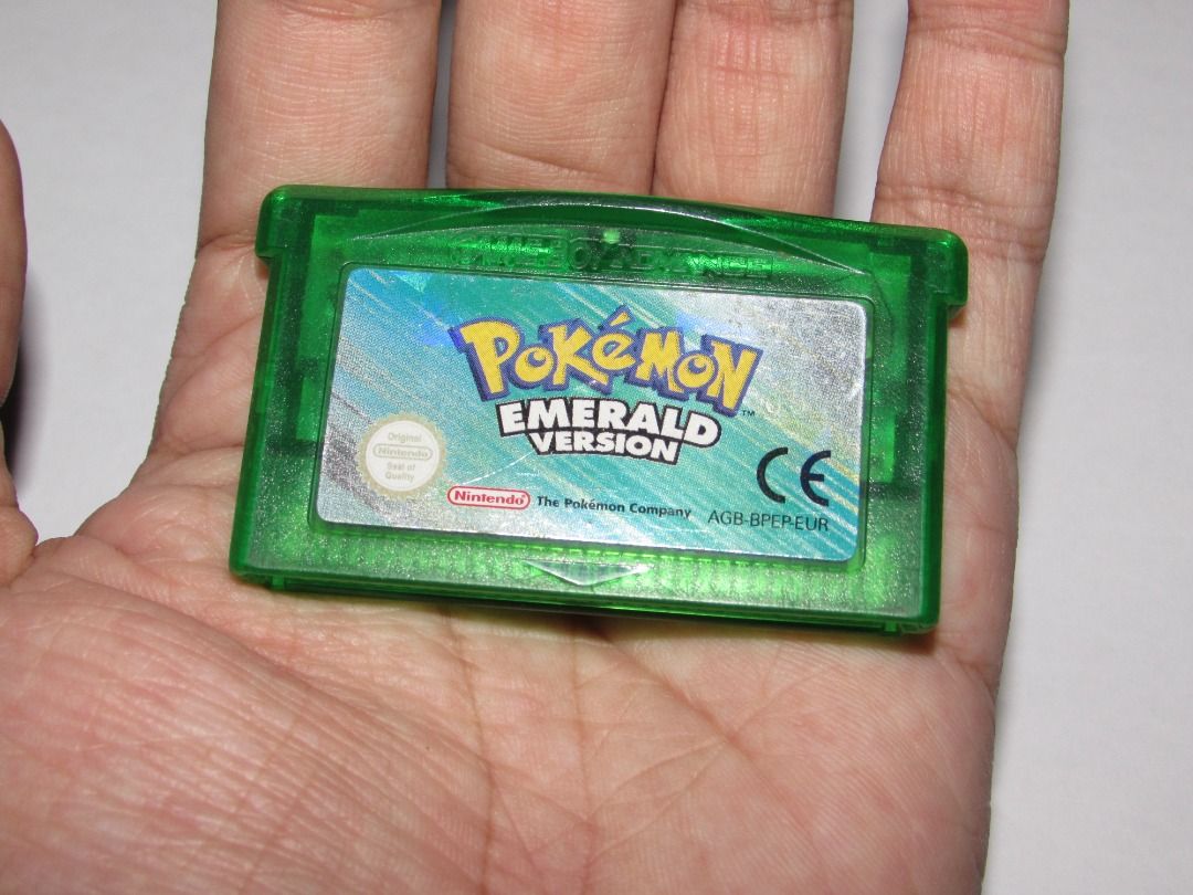 Pokemon Emerald European Version GBA Cartridge, Video Gaming, Video ...