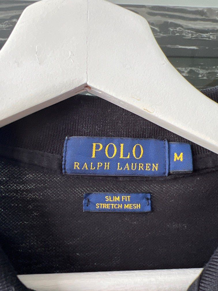 Polo Ralph Lauren black polo shirt, Men's Fashion, Tops & Sets, Tshirts & Polo Shirts on Carousell