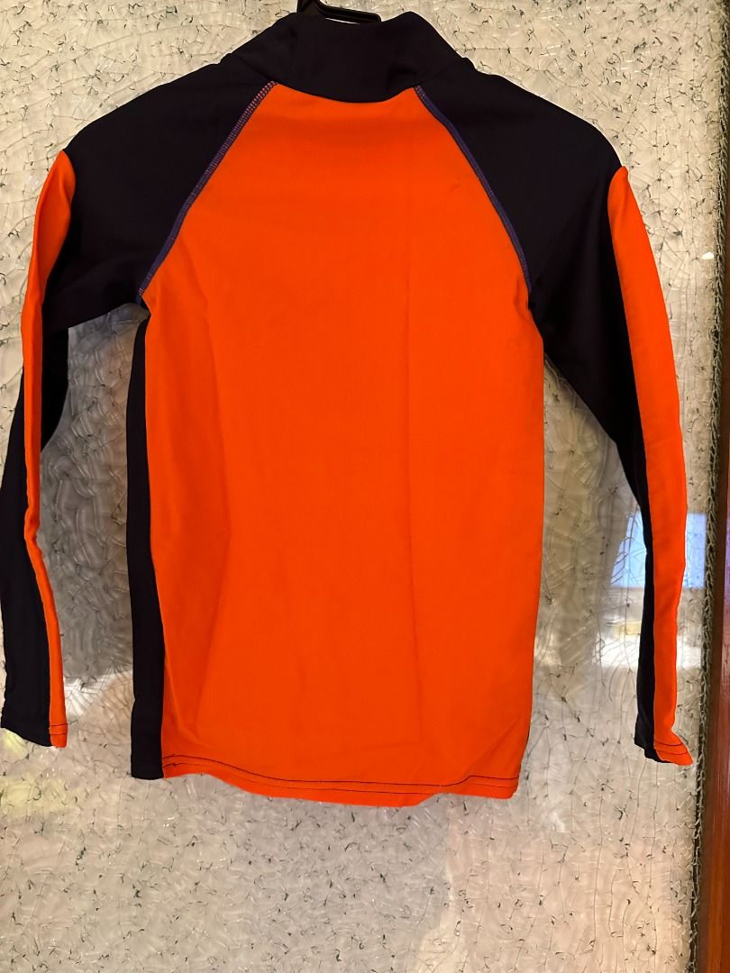 Polo Rash Guard for Boys (Orange) $18, Men's Fashion, Tops & Sets, Swim ...