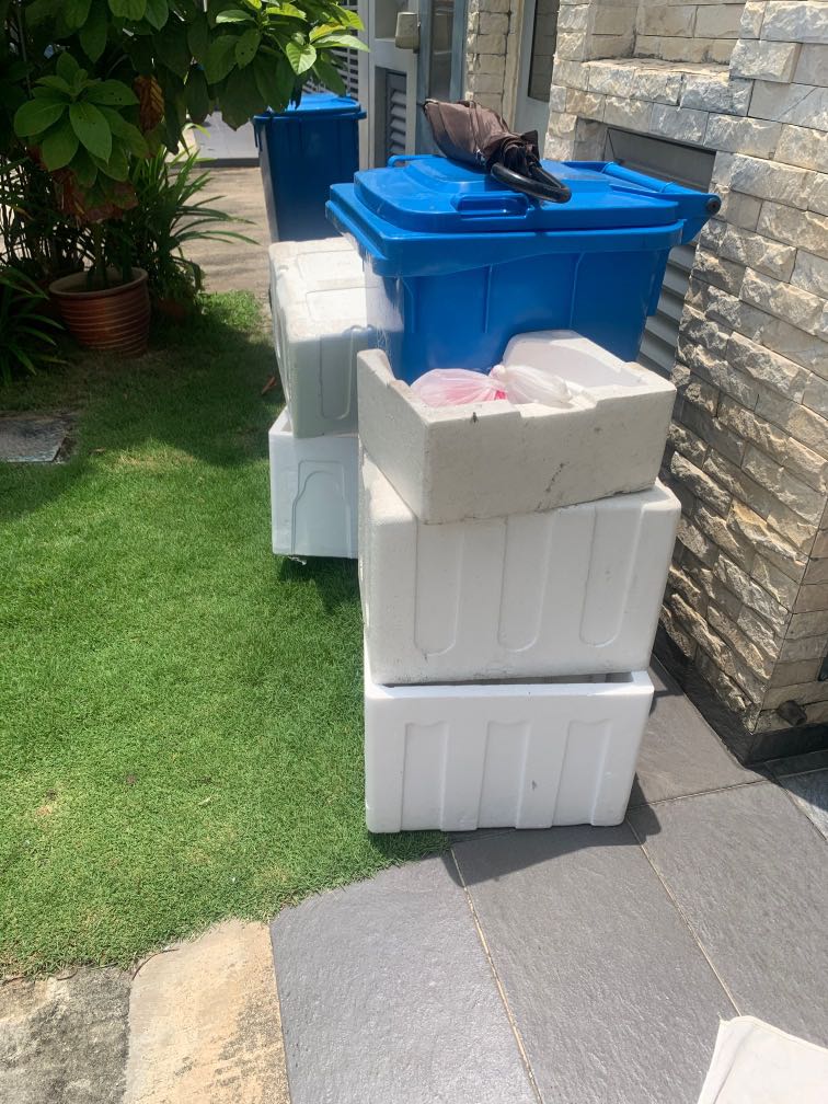 Polystyrene polyester boxes, Furniture & Home Living, Home Improvement ...