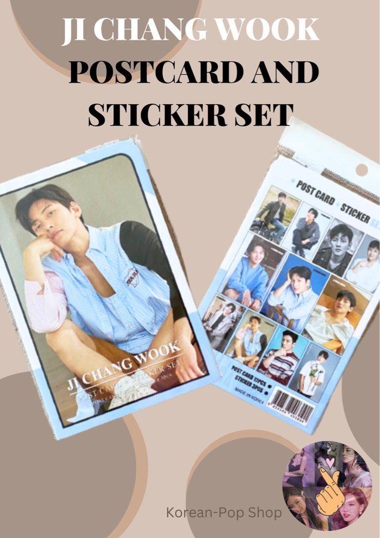 Postcard and sticker set on Carousell