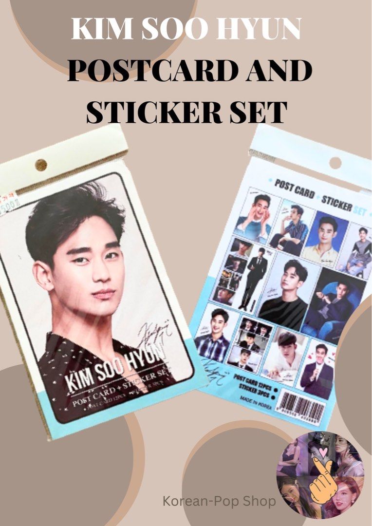 Postcard and sticker set on Carousell