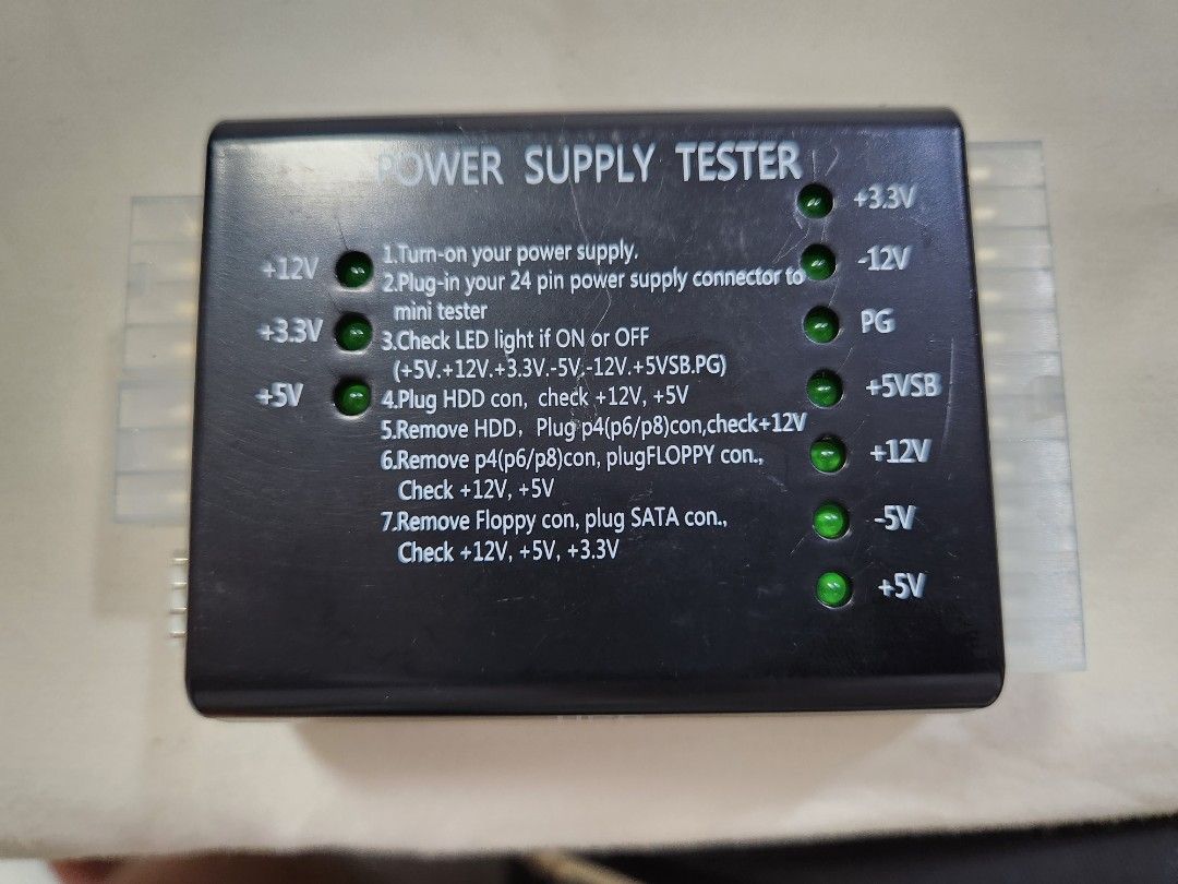 Power Supply Tester, Computers & Tech, Parts & Accessories, Other ...