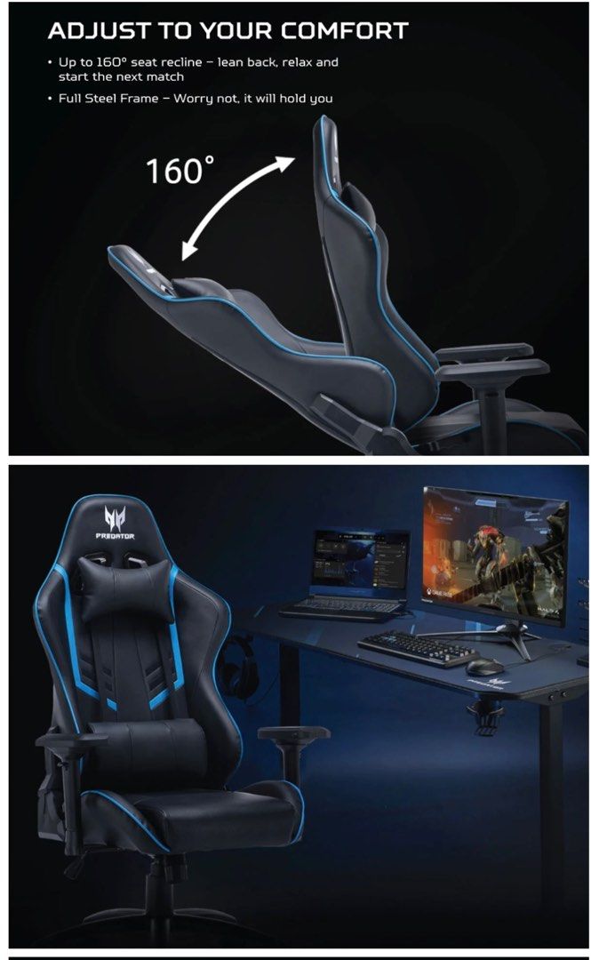 Predator Gaming Chair (SG Edition) ZL.G01SG.008, Furniture & Home ...