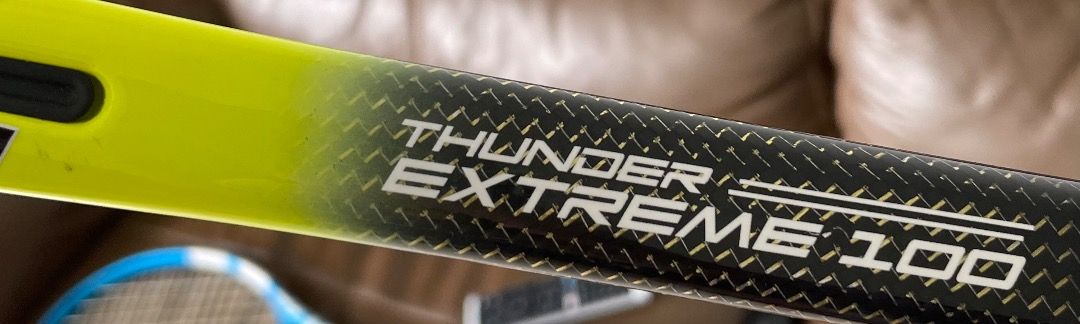 Prince Thunder Extreme 100 Racket with kit bag!, Sports Equipment ...