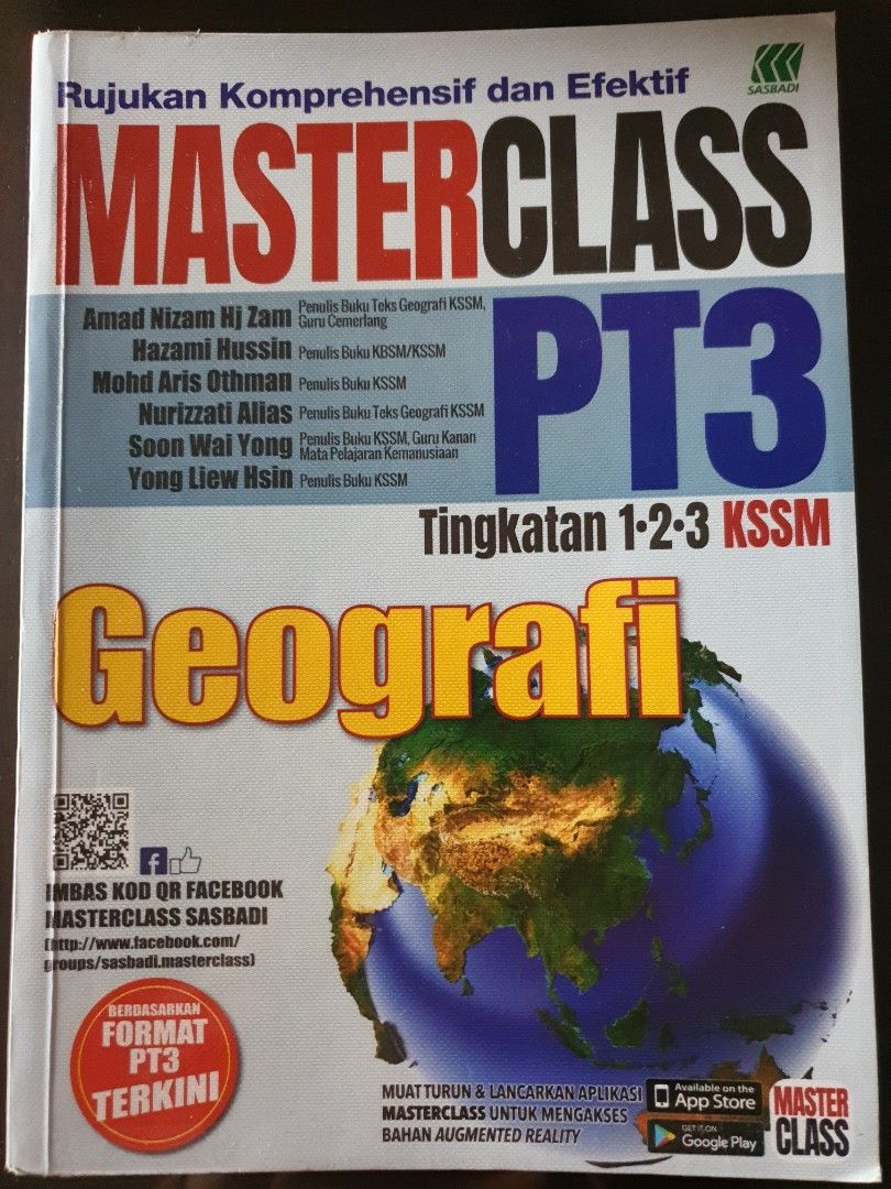 PT3 MasterClass Geografi, Hobbies & Toys, Books & Magazines, Textbooks on Carousell