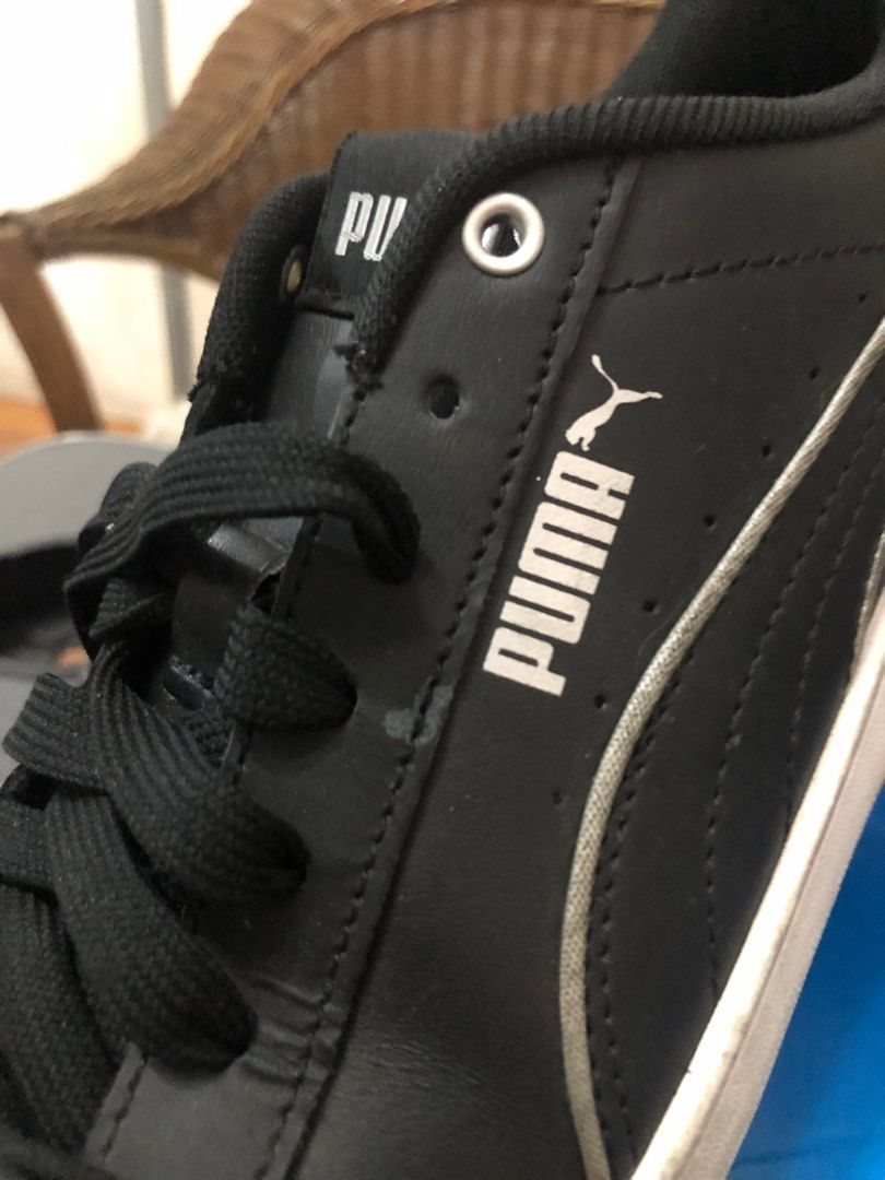 PUMA matte black; EUR 38.5, Men's Fashion, Footwear, Sneakers on Carousell