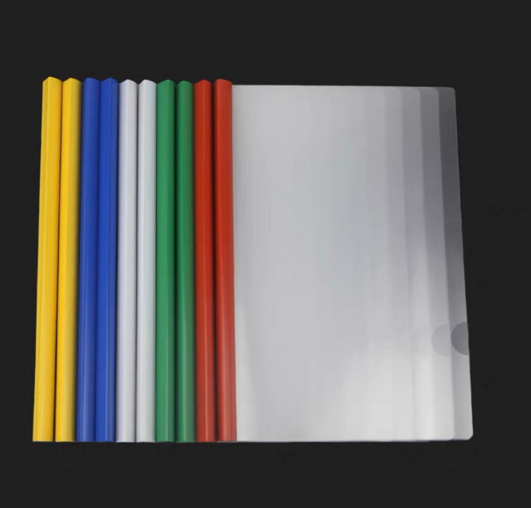 Slide file/ A4 File PVC slide transparent clip file (triangle), Hobbies ...