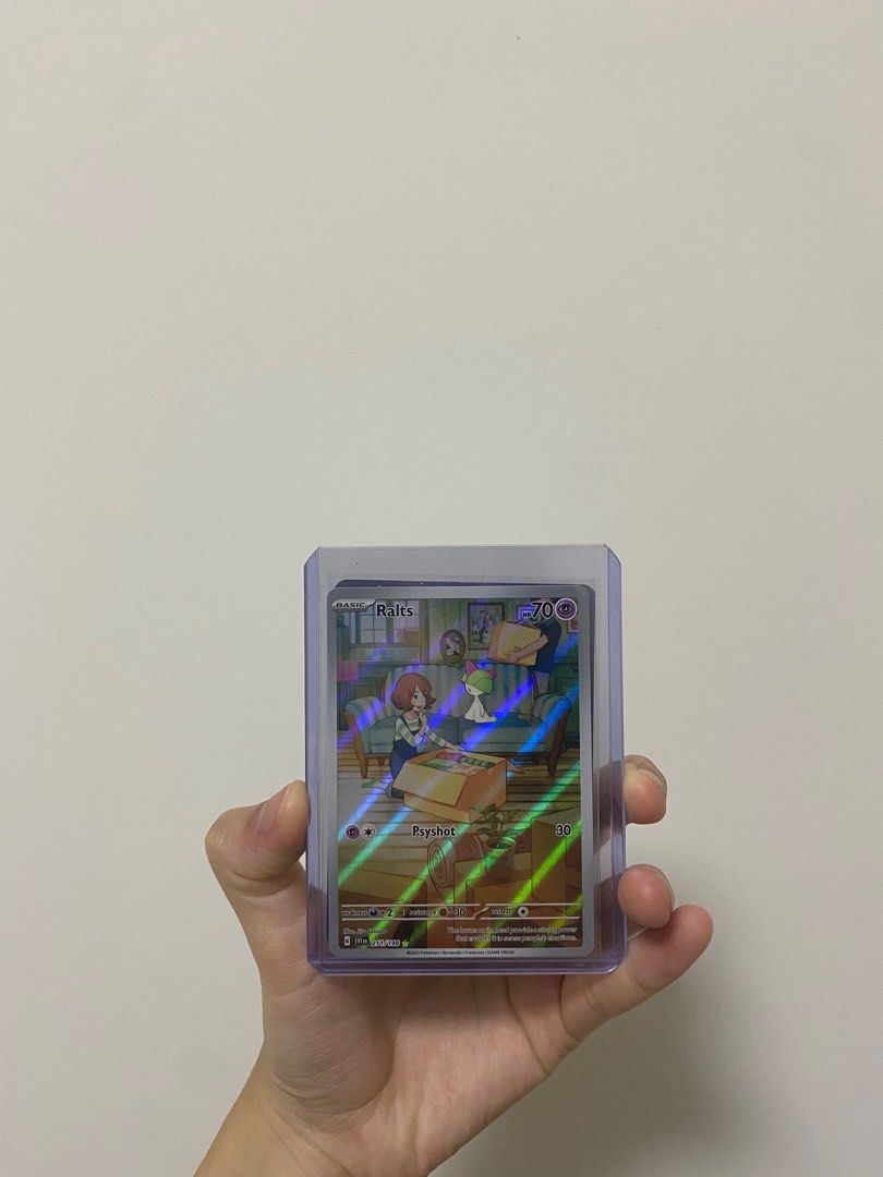 Ralts Illustrated Rare Tcg Pokemon Scarlet Violet Card Hobbies And Toys