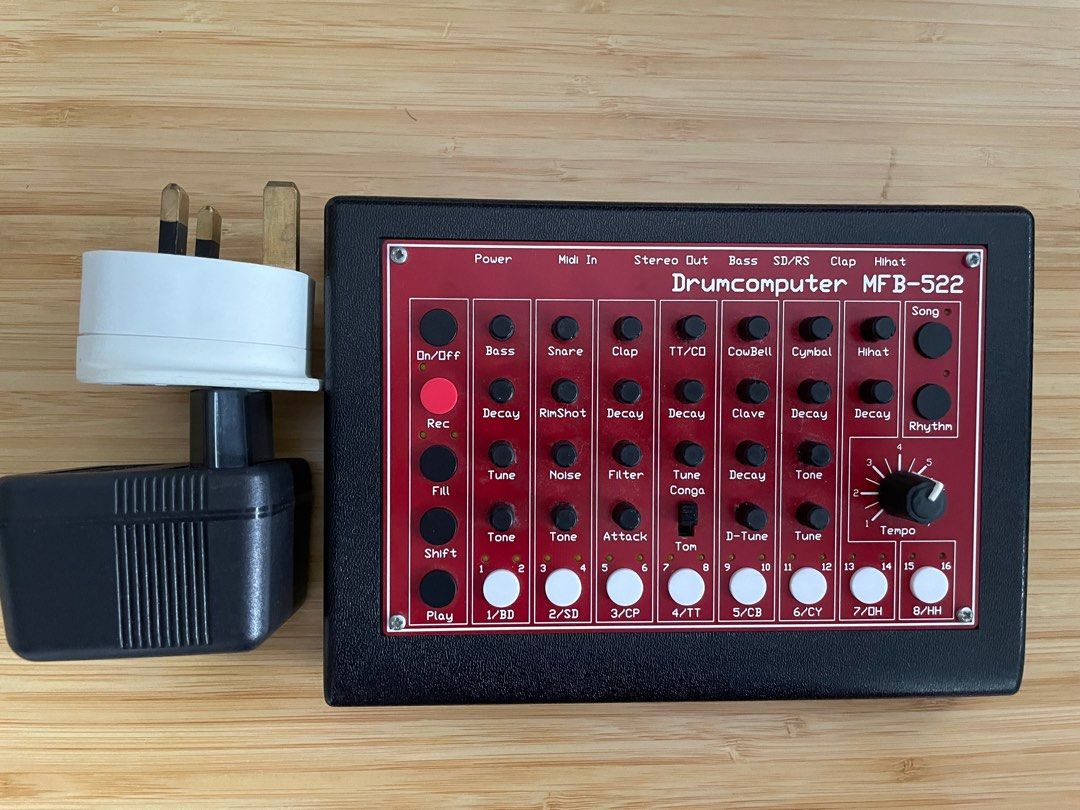RARE! MFB 522 Drumcomputer analog 808 clone, Hobbies & Toys, Music ...