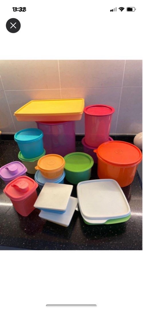 Raya Tupperware container cookies, TV & Home Appliances, Kitchen ...