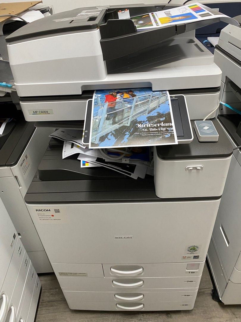 Refurbished Ricoh Colour Color copier with Full CMYK toner @only ...