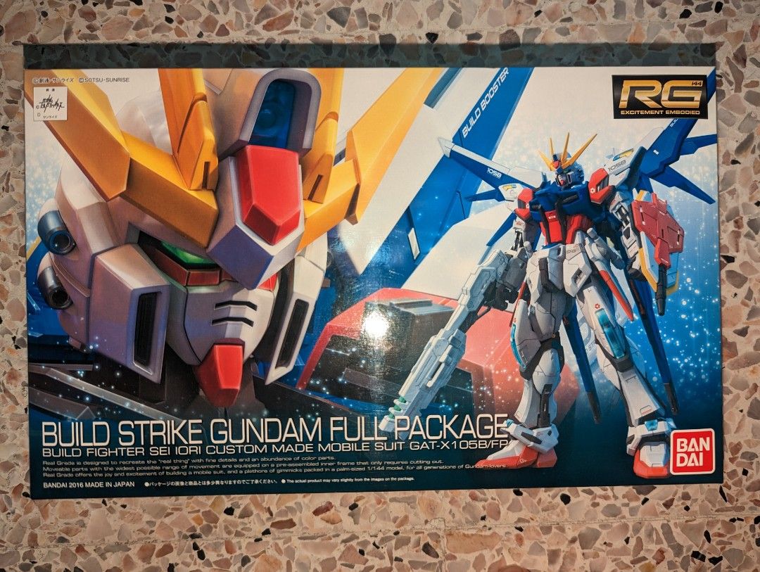 RG Build Strike Gundam Full Package, Hobbies & Toys, Toys & Games on ...
