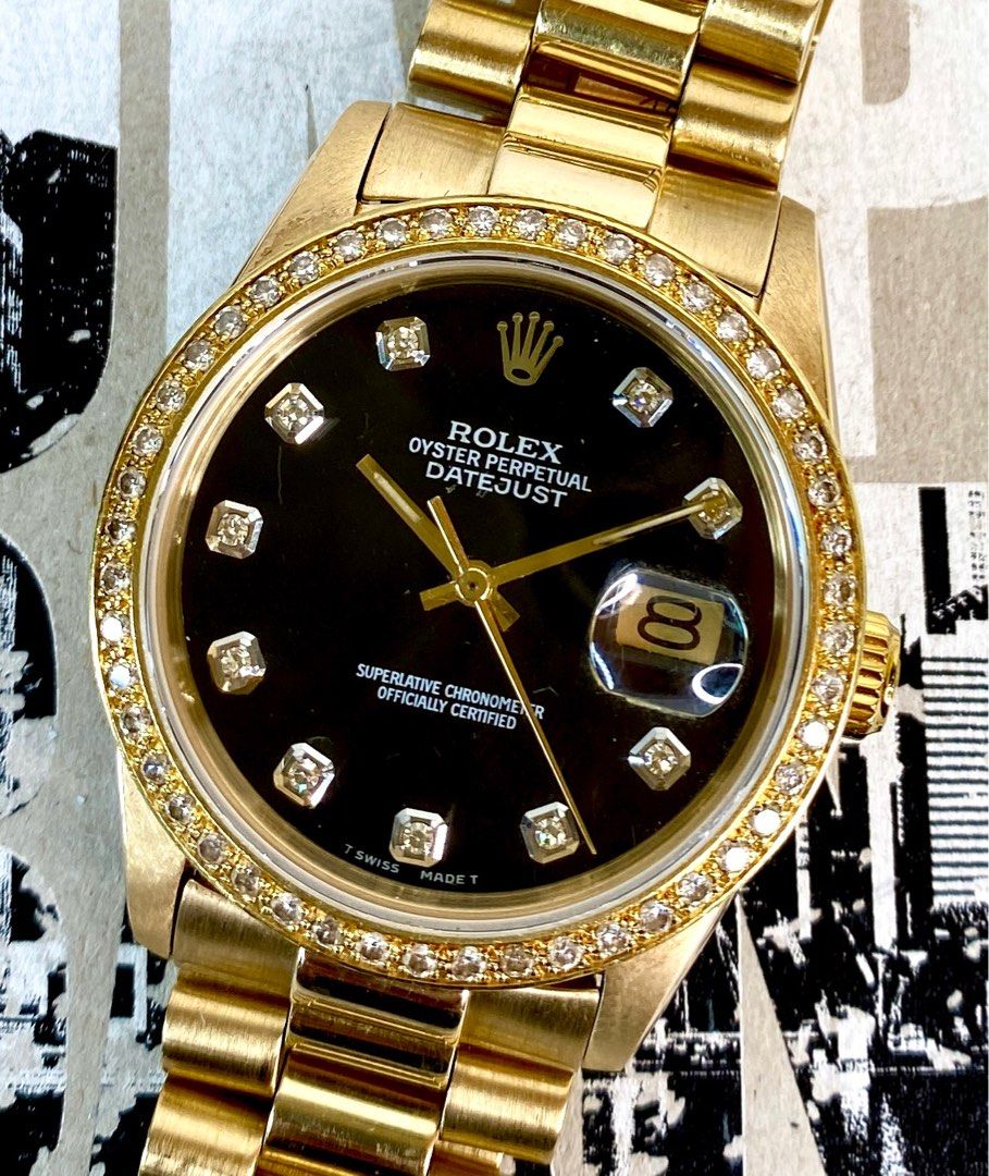 Father's Day Special-Rolex 16018 (Custom Made) Yellow Gold Men Watch ...