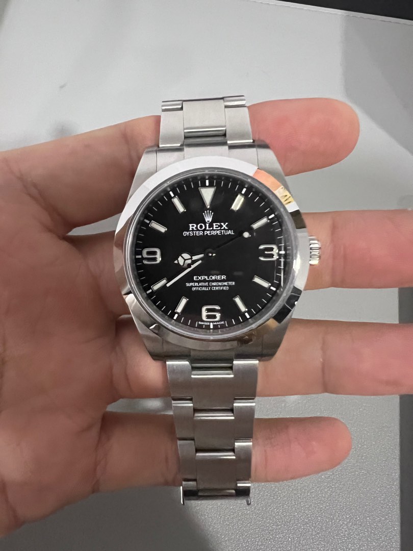 Rolex Explorer 1 Mk2 Dial 214270, Luxury, Watches on Carousell