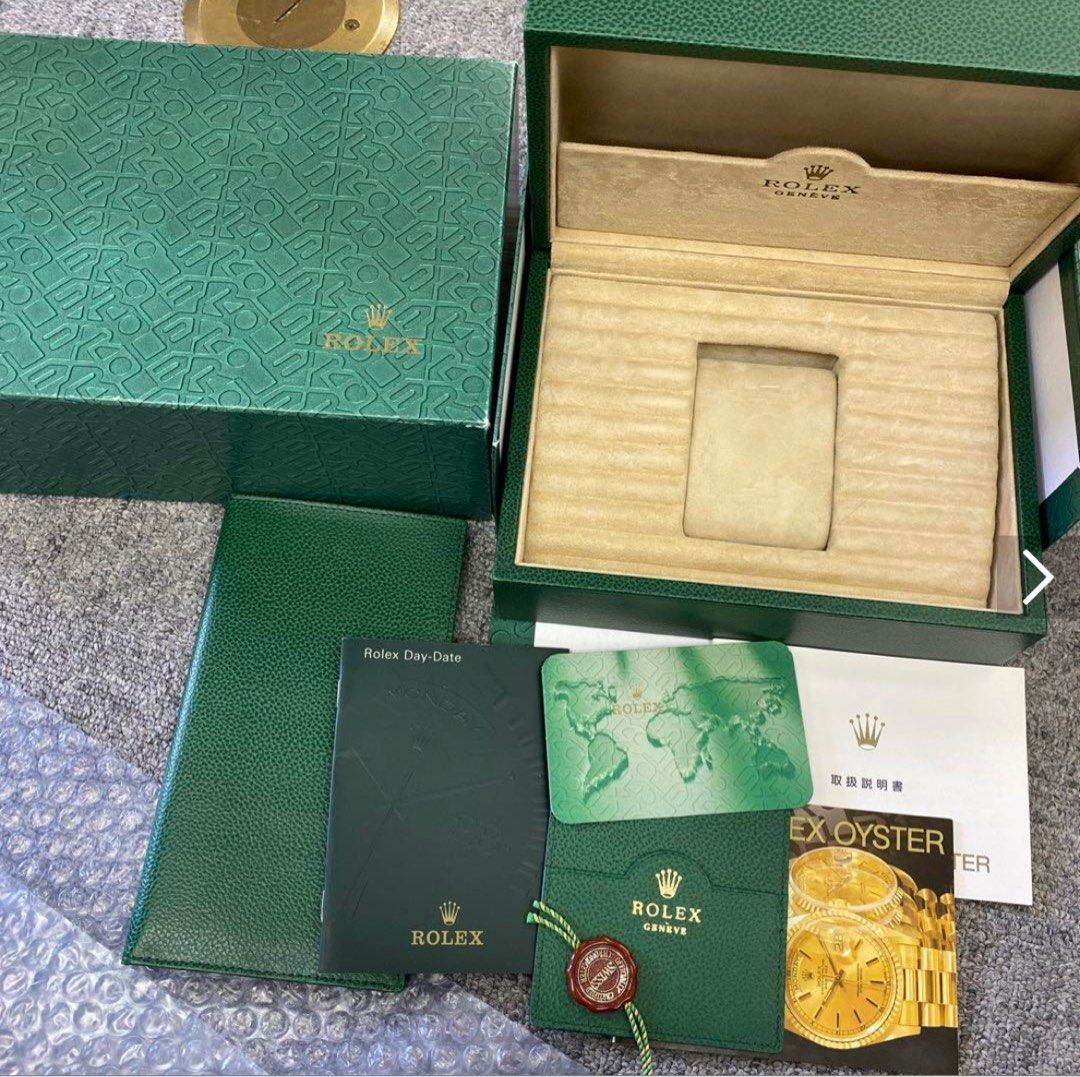 Rolex President Daydate box and accessories, Luxury, Watches on Carousell