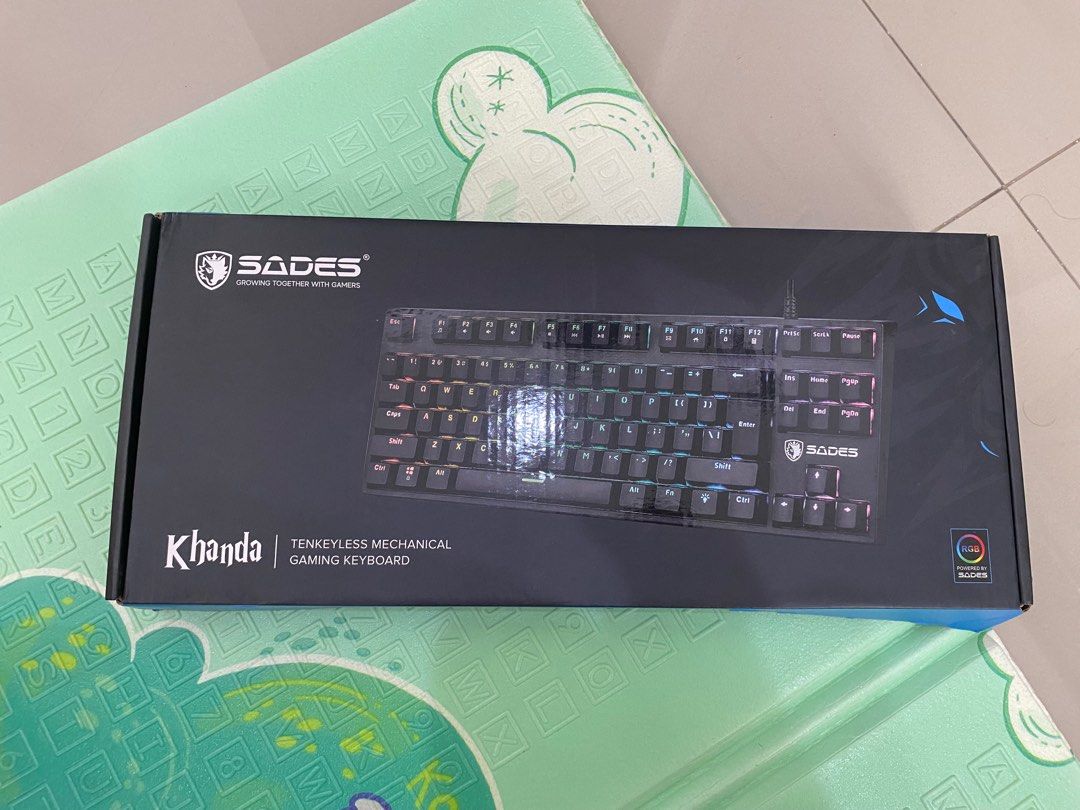 Sades Mechanical Gaming Keyboard Khanda, Elektronik, Bagian Komputer ...