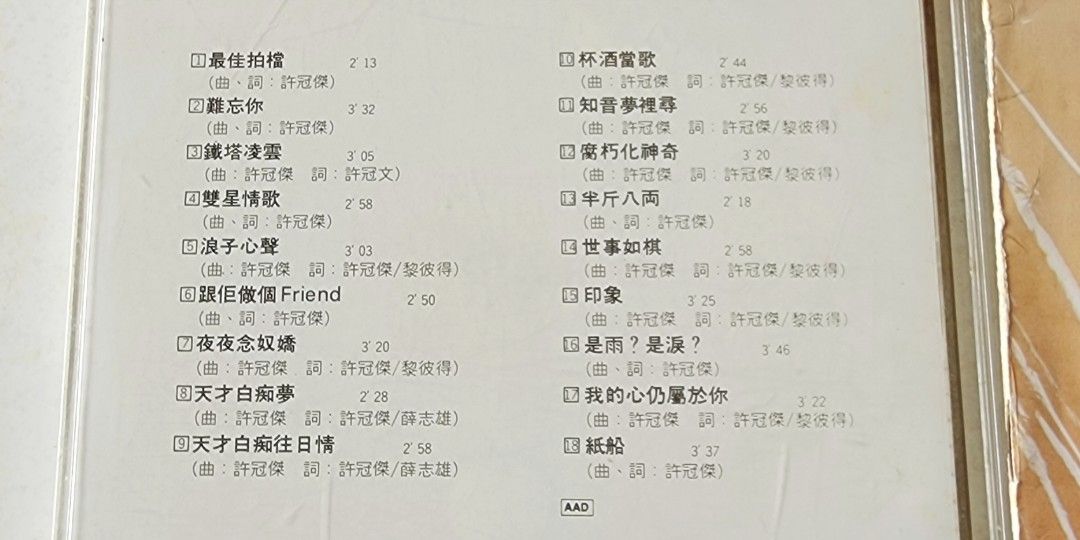 Sam Hui ~ Greatest Hits ( MADE IN WEST GERMANY ) CD, Hobbies & Toys ...