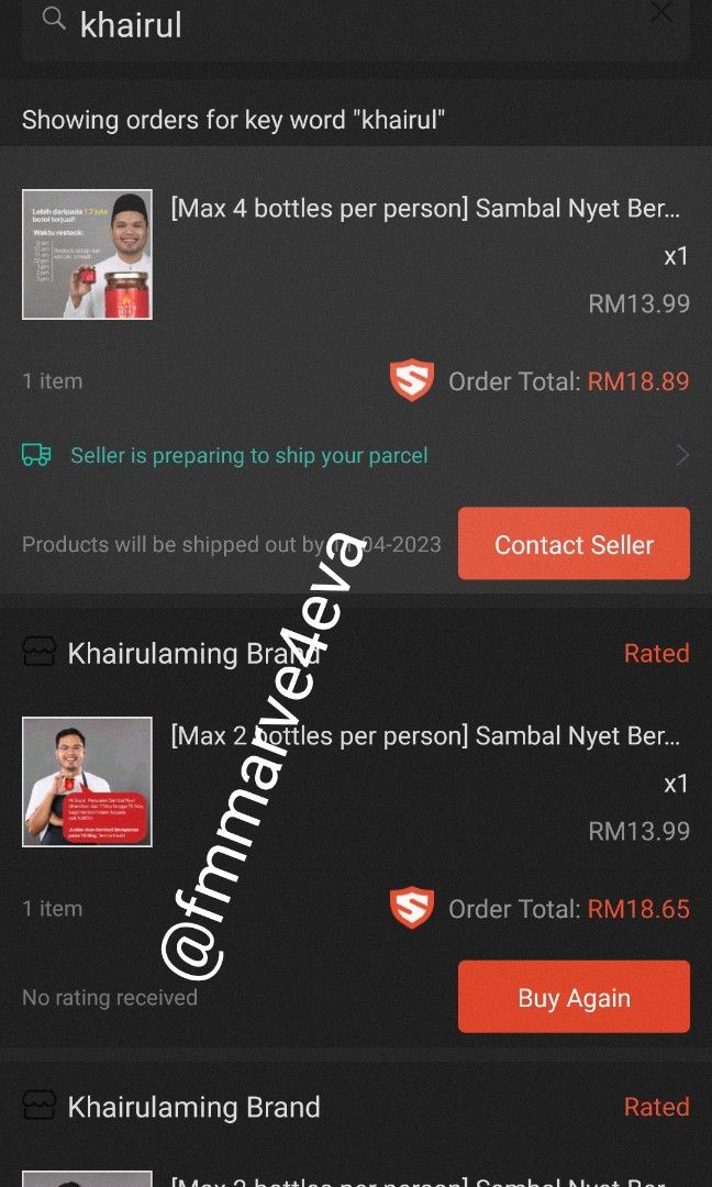 SAMBAL NYET BY KHAIRUL AMIN, Food & Drinks, Spice & Seasoning on Carousell