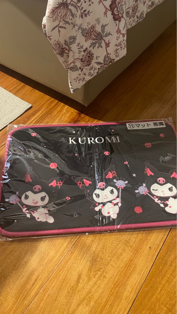 Sanrio Kuromi Kuji Floor Mat 2023, Furniture & Home Living, Bathroom ...