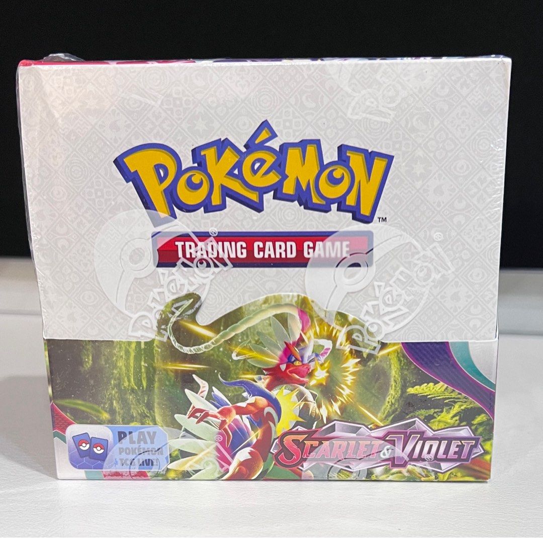 Scarlet & Violet - Booster Box, Hobbies & Toys, Toys & Games on Carousell