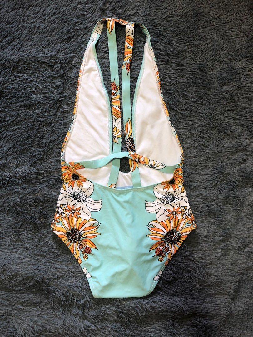 Sexy Turquoise one piece, Women's Fashion, Swimwear, Bikinis ...