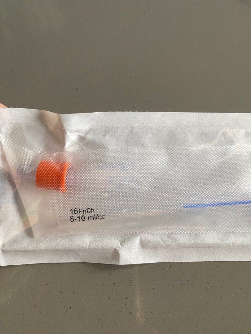 Silicon Foley catheter 16FR, Health & Nutrition, Medical Supplies ...