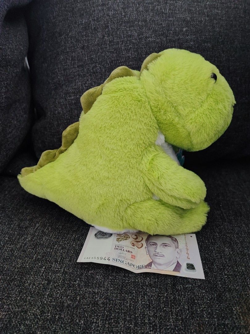 Soft Toy Dino from claw machine, Hobbies & Toys, Toys & Games on Carousell