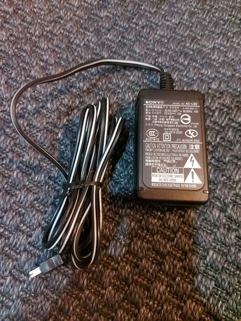 Sony ac ls5 adapter, Photography, Cameras on Carousell