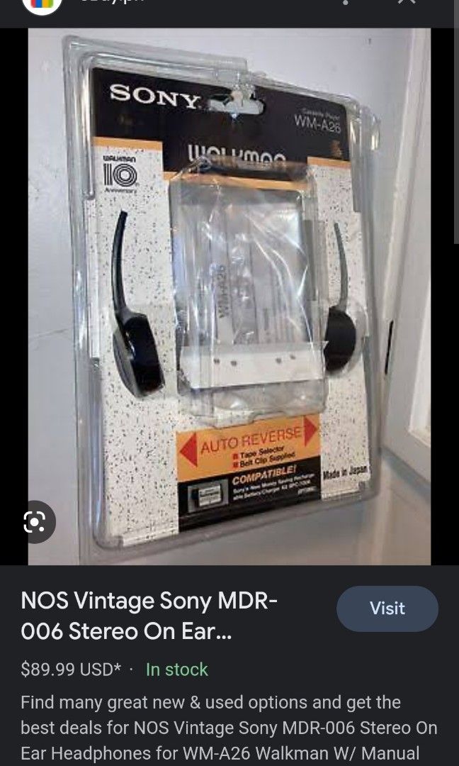Sony MDR-006, Audio, Headphones & Headsets on Carousell