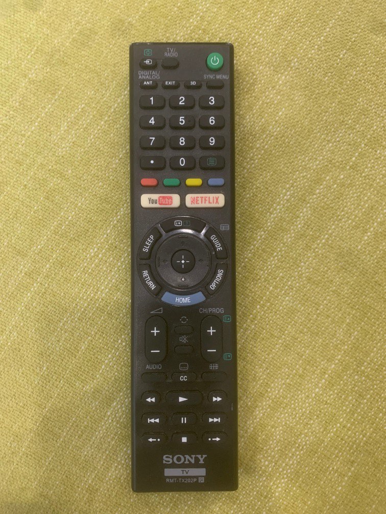 Sony Original TV remote, TV & Home Appliances, TV & Entertainment, TV ...