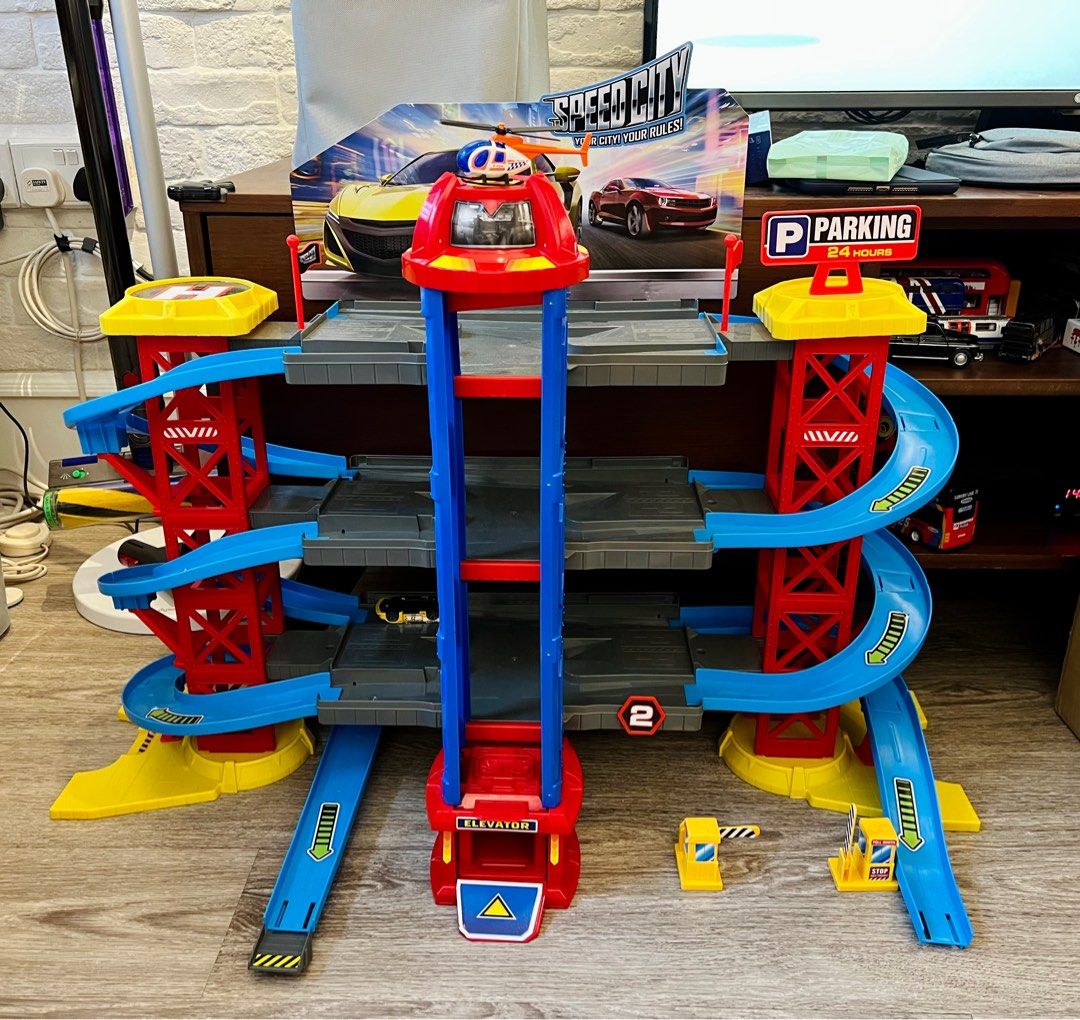 Speed City Super City Garage, Hobbies & Toys, Toys & Games on Carousell