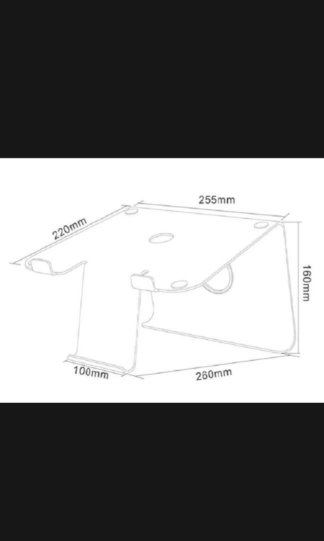 Stainless steel laptop stand, Furniture & Home Living, Furniture ...