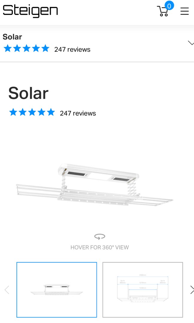 Steigen Solar Automated Laundry System, TV & Home Appliances, Other ...