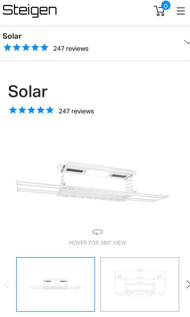 Steigen Solar Automated Laundry System, TV & Home Appliances, Other ...