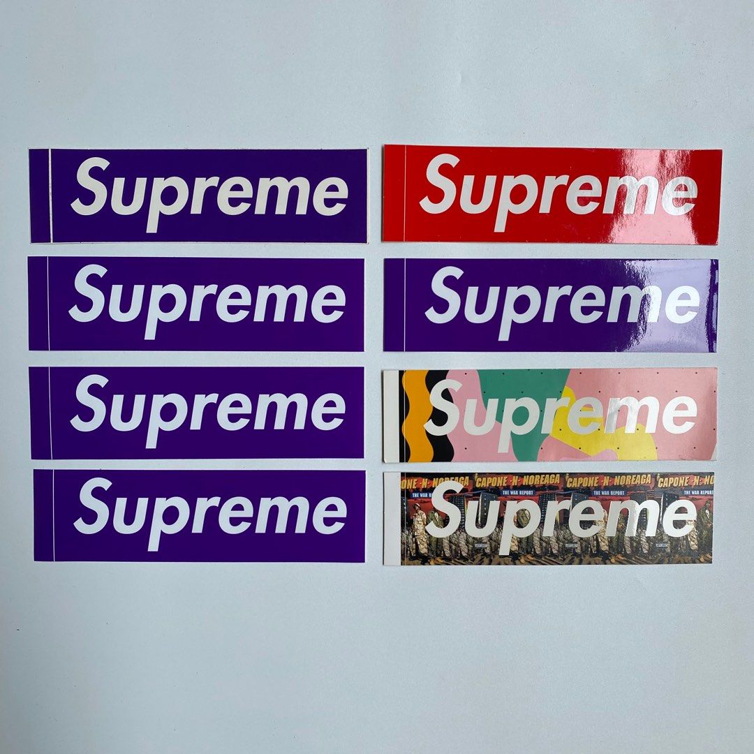 Supreme Stickers, Antik, Lainnya di Carousell