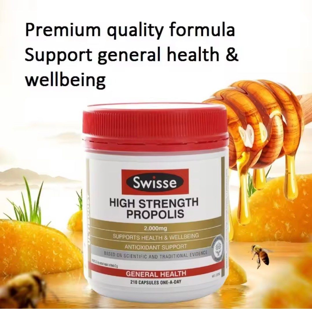 Swisse Ultiboost High Strength Propolis 300 Capsules, Health ...
