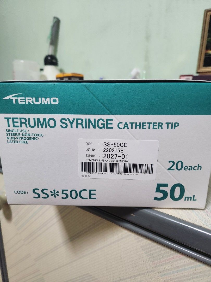 Terumo Syringe Catheter Tip - 50ml x 15pcs, Health & Nutrition, Medical Supplies & Tools on ...