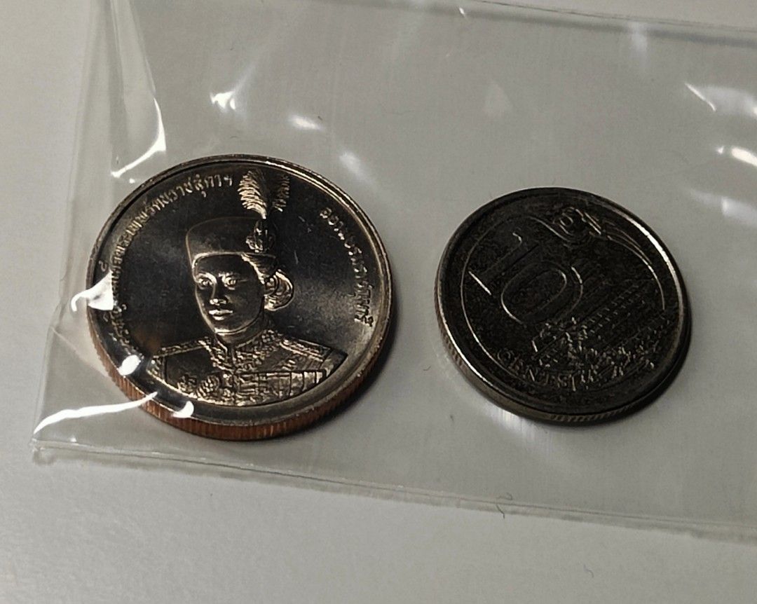 Thailand Commemorative Coin 1992 Queen 2 Baht UNC, Hobbies & Toys ...