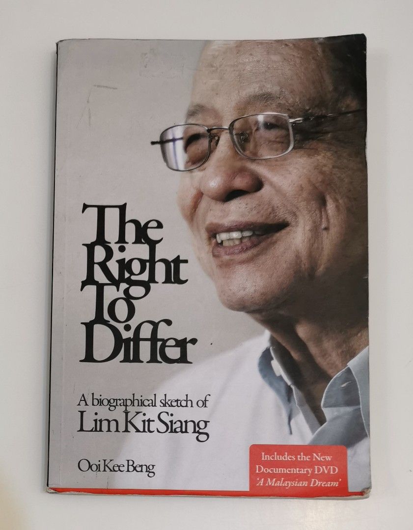The Right to Differ. Biography of LIM KIT SIANG (with free DVD ...