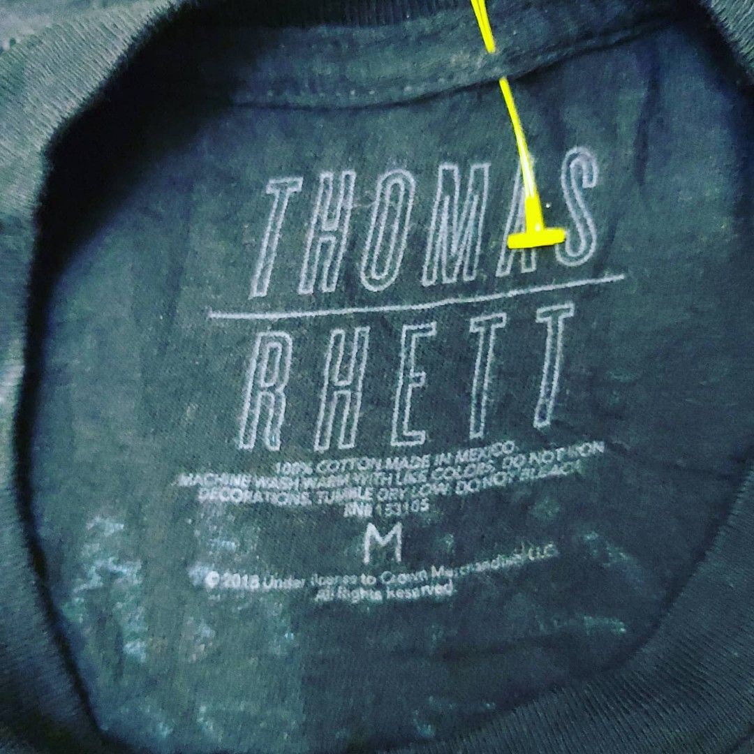 Thomas rhett tshirt tour 2018, Men's Fashion, Tops & Sets, Tshirts ...
