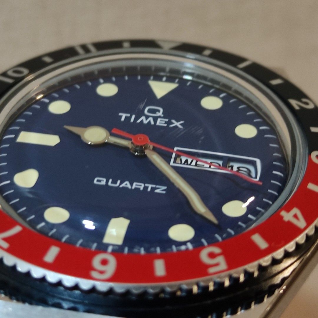 Timex Q Reissue 38mm Pepsi, Men's Fashion, Watches & Accessories ...