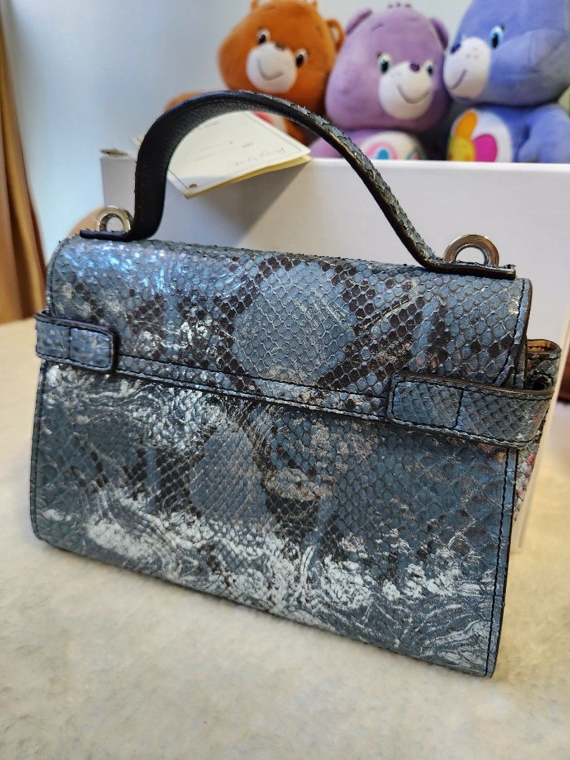 Tornabuoni aka Kelly 22 in real python skin, Women's Fashion, Bags ...