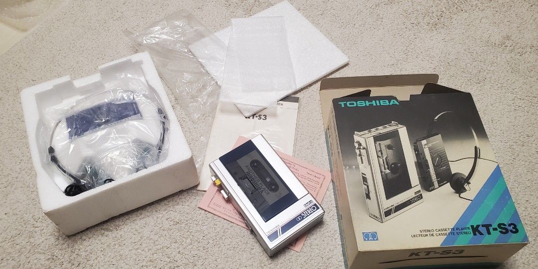 Toshiba walkman kt-s3, 音響器材, 錄音機 - Carousell