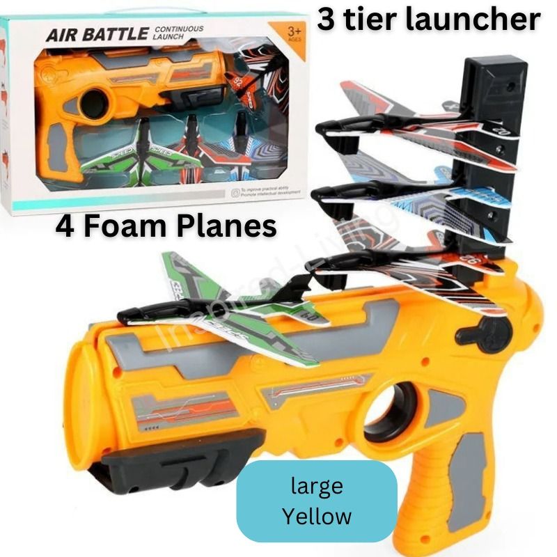 Toy Airplane Launcher Flying Gun, Babies & Kids, Infant Playtime on ...
