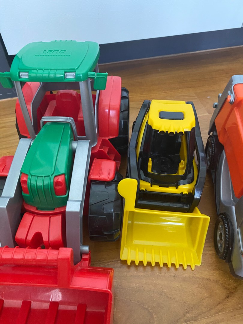 Tractor, digger and recycling truck, Hobbies & Toys, Toys & Games on ...