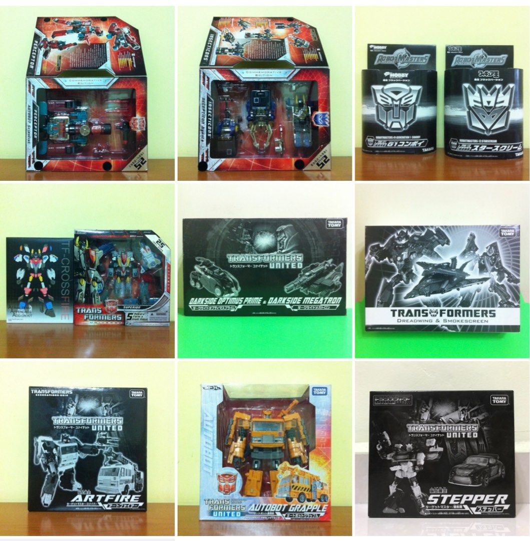 Transformer united series, platinum series, complete g1 encore series ...