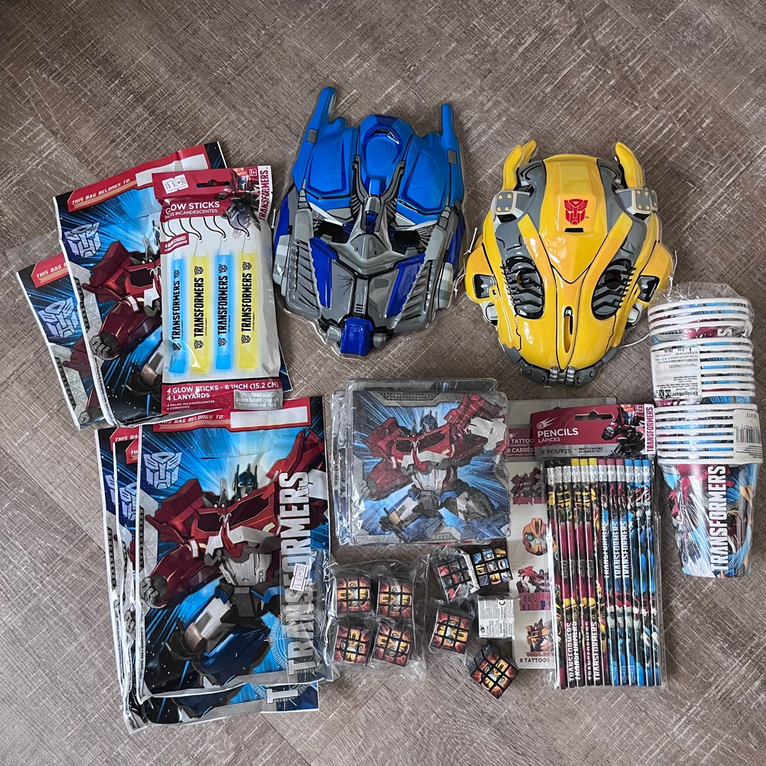Transformers Theme Party/ Goodie bag Items, Hobbies & Toys, Stationery ...