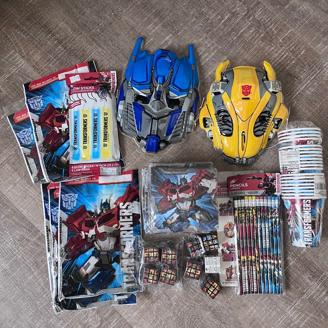 Transformers Theme Party/ Goodie bag Items, Hobbies & Toys, Stationery ...
