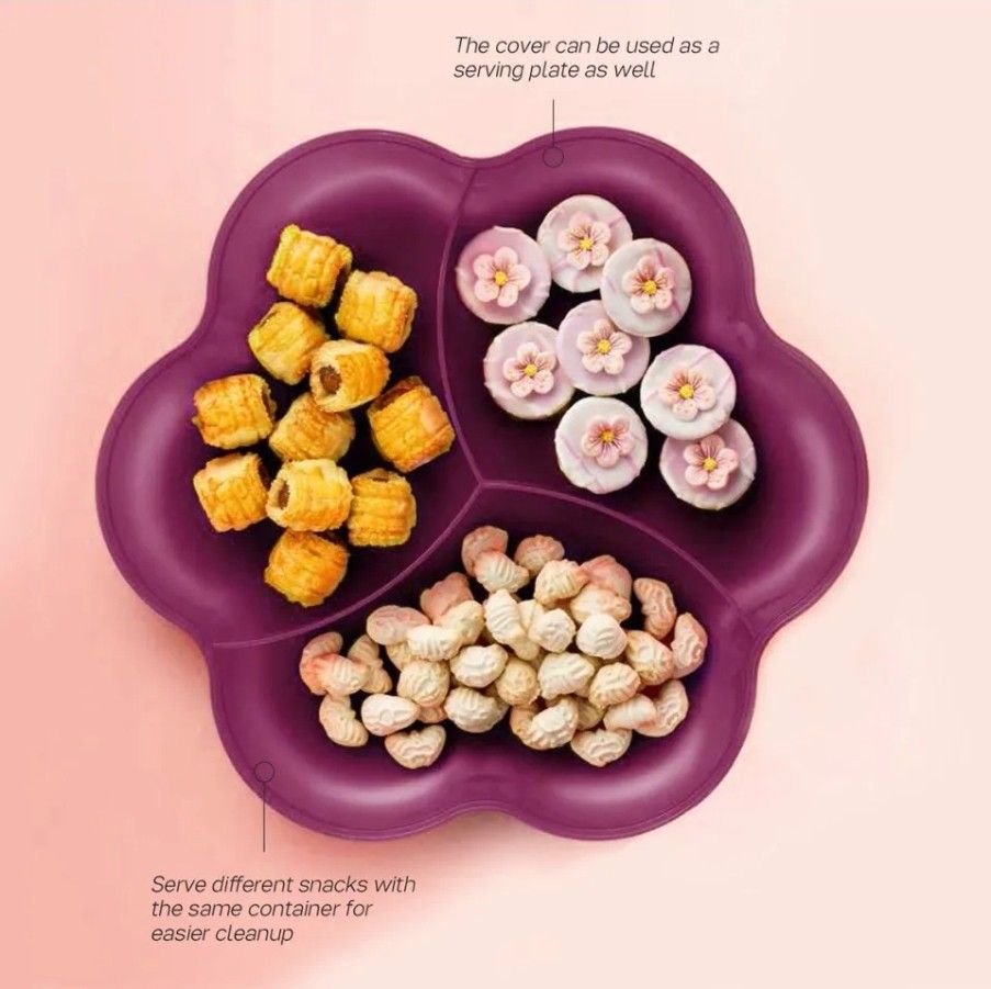 Tupperware Triple Snack Bowl (1) 5.6L, Furniture & Home Living ...